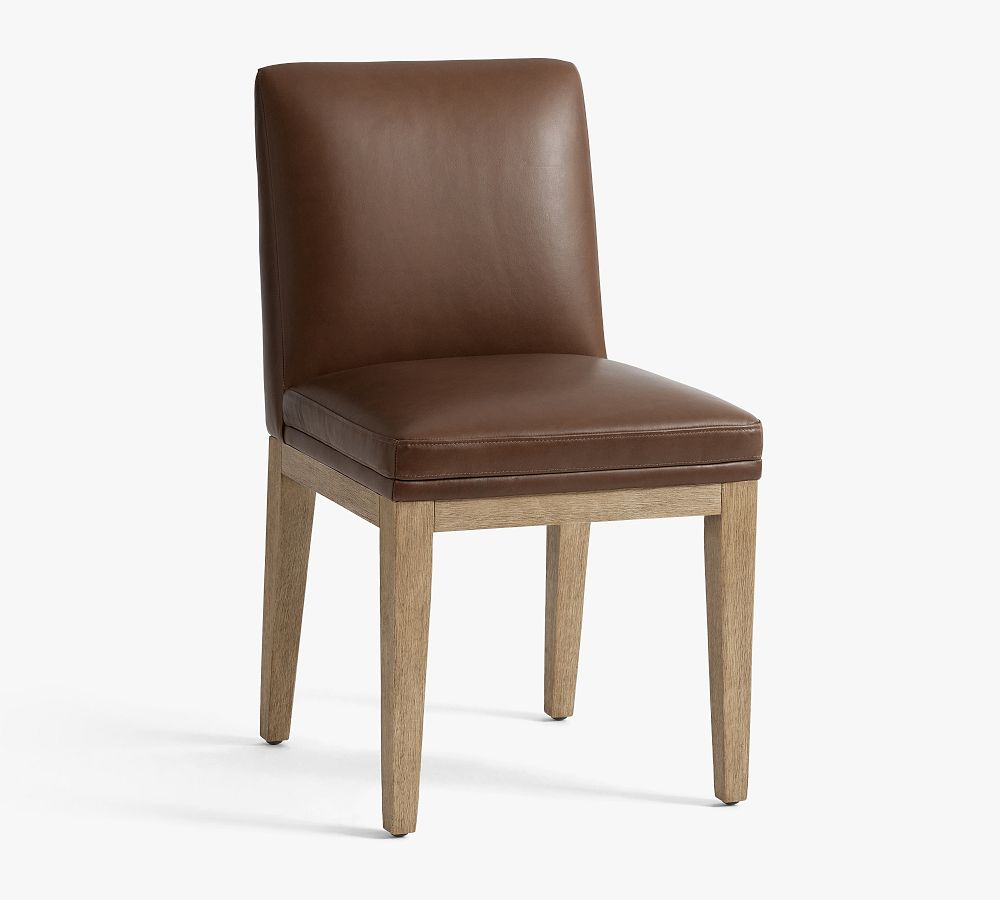 Jake Leather Dining Chair | Pottery Barn