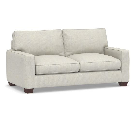OPEN BOX: PB Comfort Square Arm Upholstered Sofa 76.5", Box Edge, Down ...