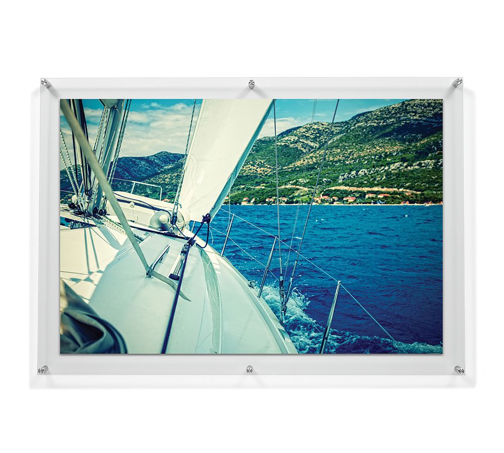 Acrylic Floating Double Panel Wall Frame | Pottery Barn