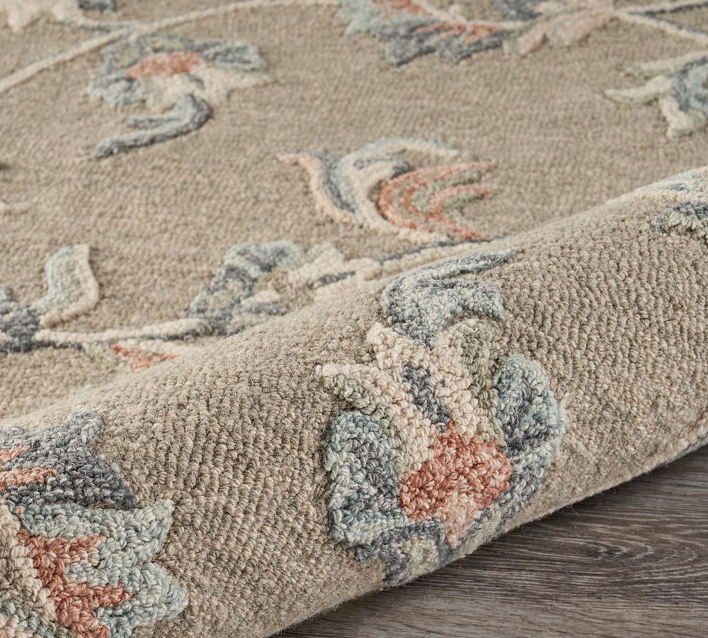 Hallie Hand-Tufted Round Rug | Pottery Barn