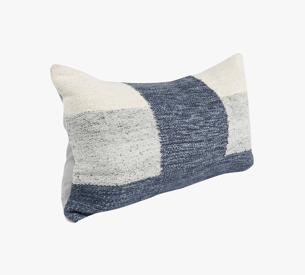 Laurel Colorblock Handmade Lumbar Pillow | Pottery Barn