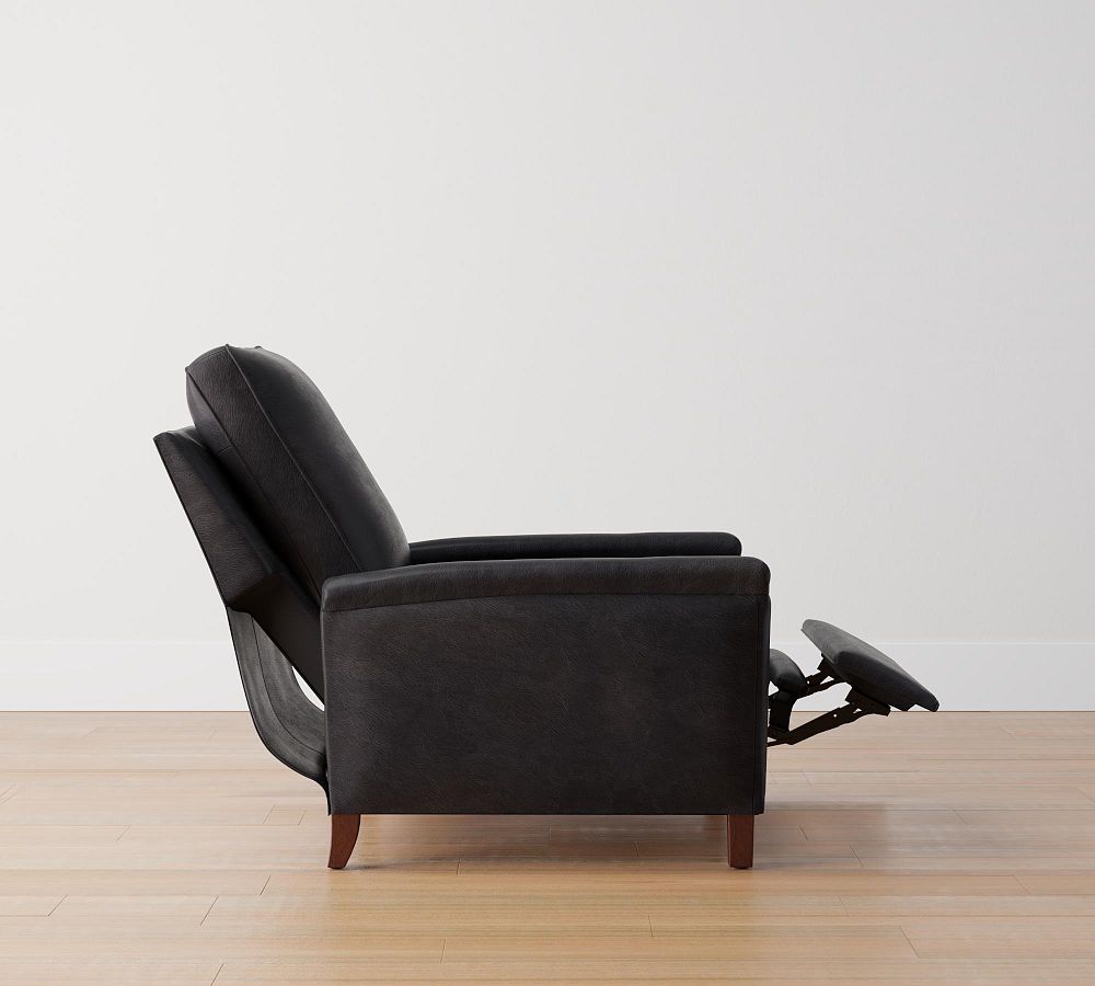 Tyler Leather Square Arm Recliner Chair | Pottery Barn