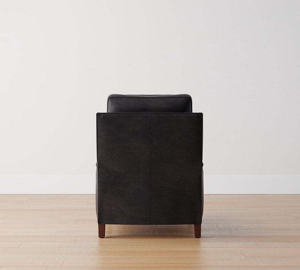 Tyler Leather Square Arm Recliner Chair | Pottery Barn