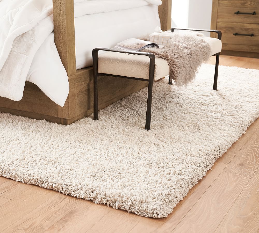 Microplush Performance Shag Rug | Pottery Barn