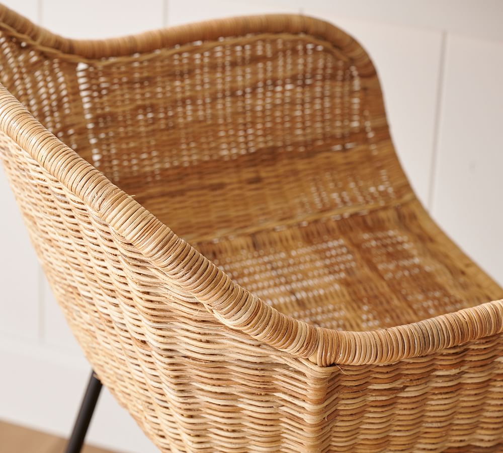 Grove Woven Stool | Pottery Barn