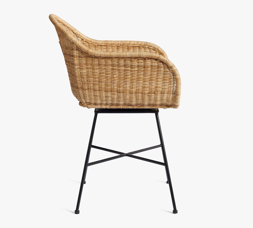 Grove Woven Stool | Pottery Barn