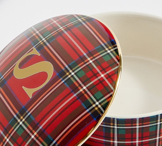 Stewart Plaid Decorative Box | Pottery Barn