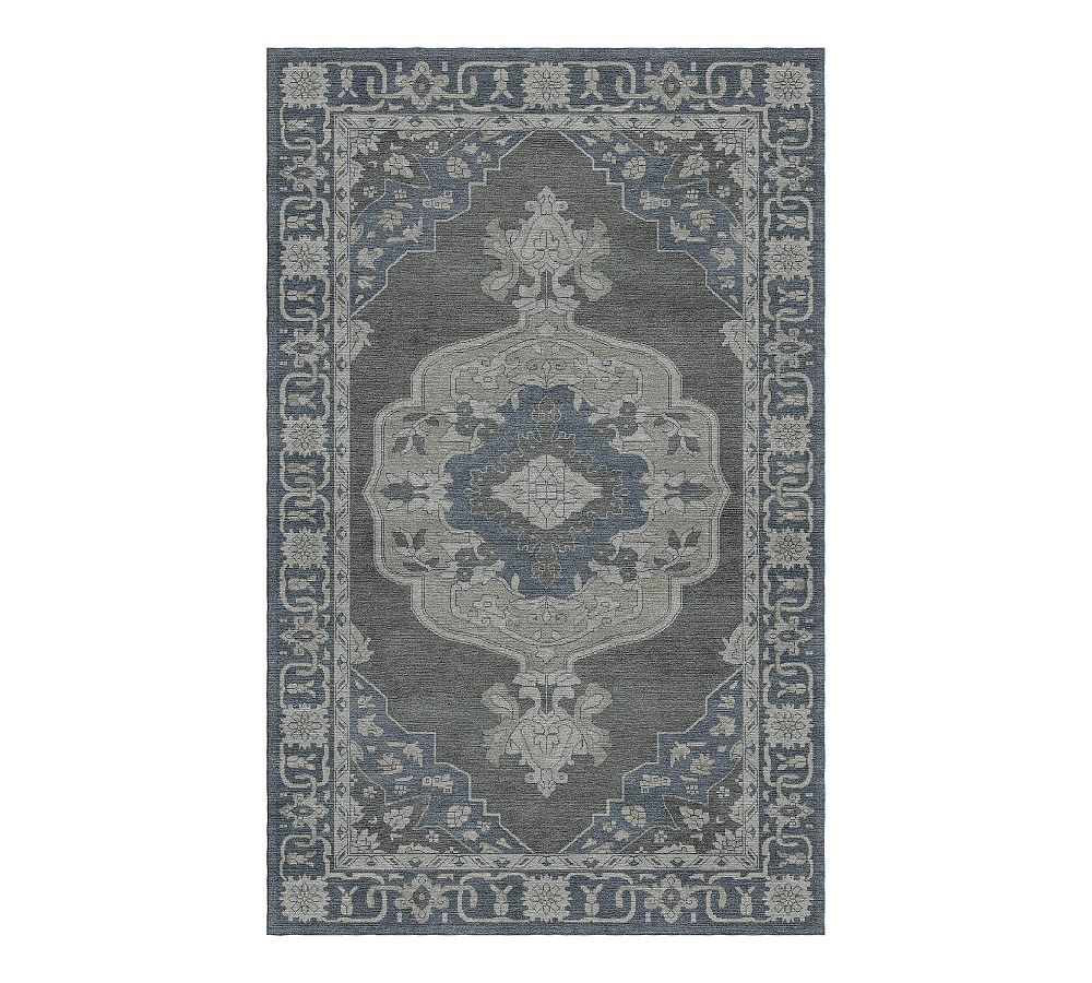 Kayson Tonal Printed Rug | Pottery Barn
