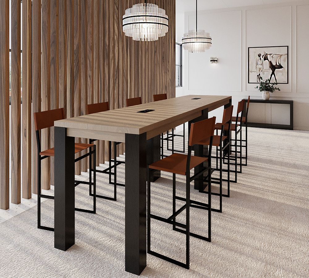 Harlow Bar Height Communal Table | Pottery Barn