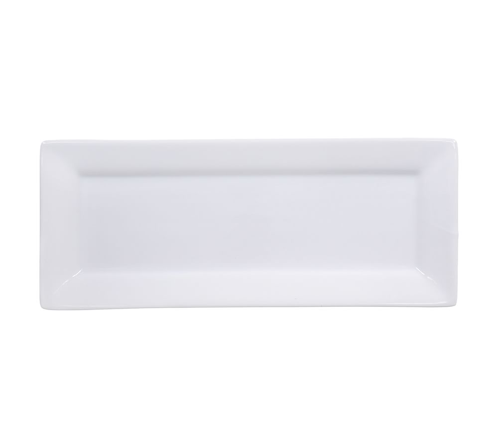 BIA Square Porcelain Olive Tray - Set of 2 | Pottery Barn
