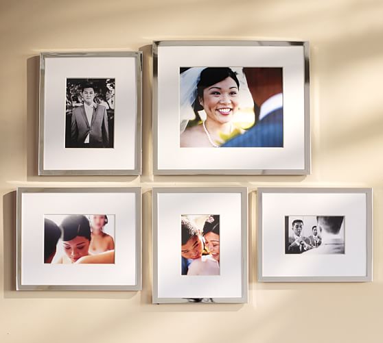 Gallery in a Box - Silver-Plated Frames | Pottery Barn