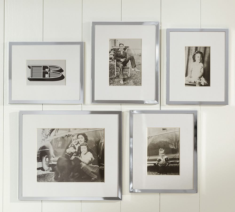Gallery in a Box - Silver-Plated Frames | Pottery Barn