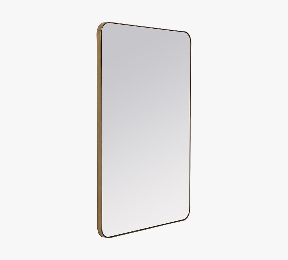 Slim Profile Rounded Edge Mirror | Pottery Barn