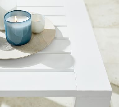 Malibu Metal Outdoor Side Table | Pottery Barn