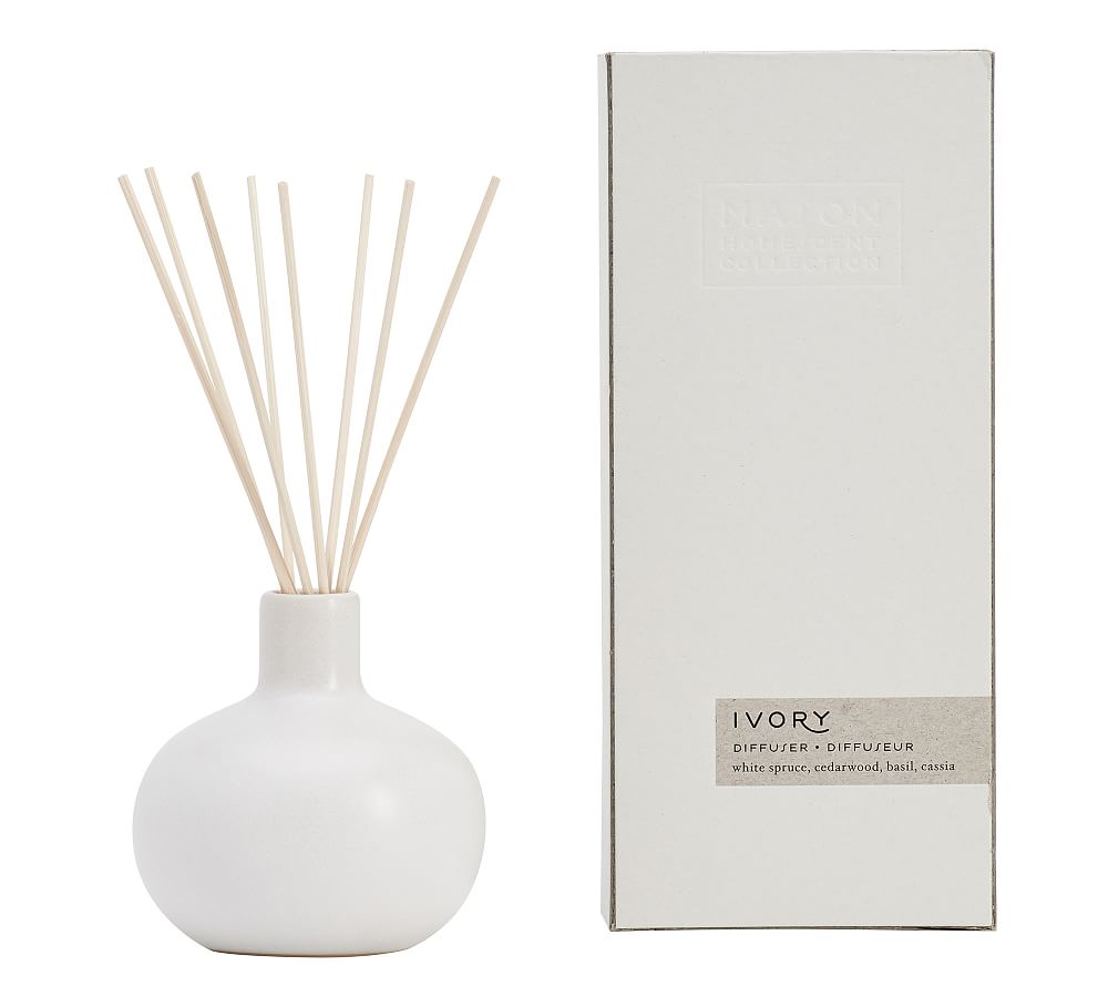 Mason Ceramic Reed Diffuser - White Spruce | Pottery Barn