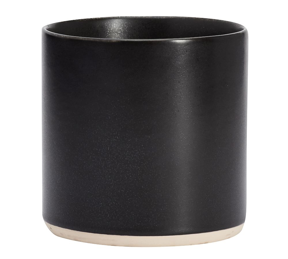 Mason Ceramic Scented Candle - Black Amber | Pottery Barn