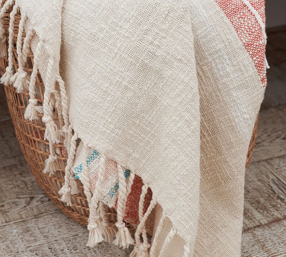 Roxy Yarn Dye Throw Blanket | Pottery Barn