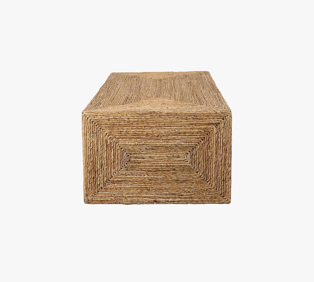 Noah Rectangular Woven Coffee Table | Pottery Barn