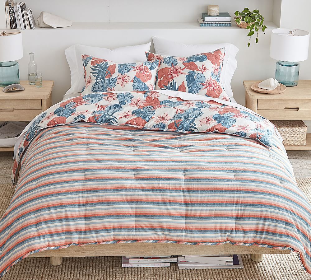 Roxy Sun Soaked Reversible Comforter & Shams | Pottery Barn