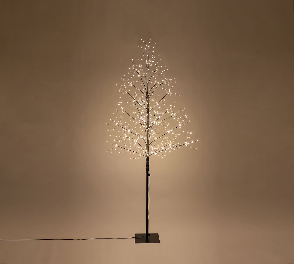 Halloween Black Fairy Lit LED Tree | Pottery Barn
