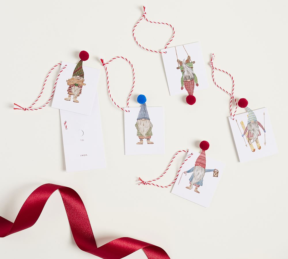 Gnome Gift Tags - Set of 10 | Pottery Barn