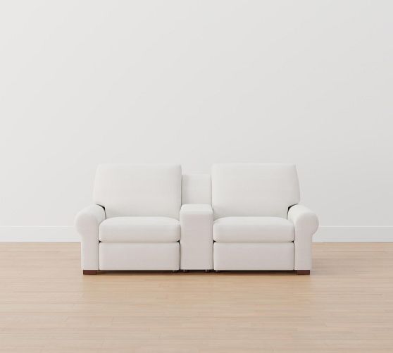 Turner Roll Arm Upholstered Power Reclining Sofa | Pottery Barn