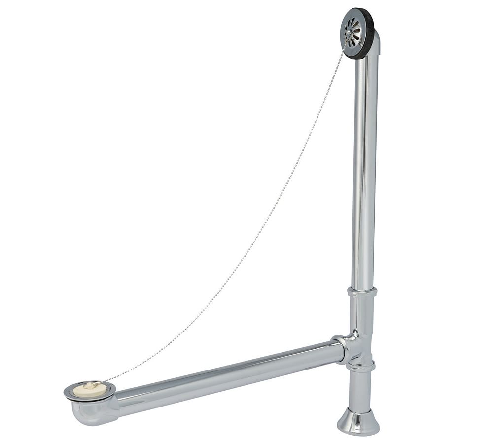 Decorative Exposed Chain Stop Drain & Overflow | Pottery Barn