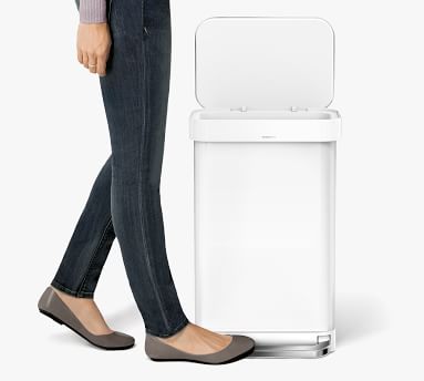 Simplehuman® Step Trash Can - Single Compartment | Pottery Barn