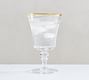 Etched Gold Rim Handcrafted Goblets - Set of 4 | Pottery Barn