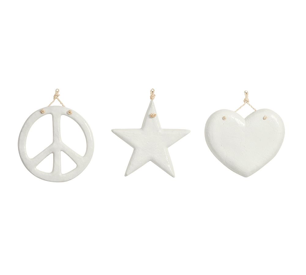 Ceramic Icons Wall Art - Set of 3 | Pottery Barn