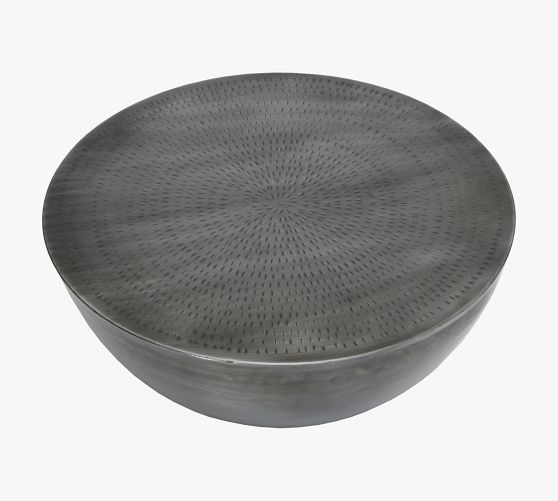 Rebel Round Metal Coffee Table | Pottery Barn