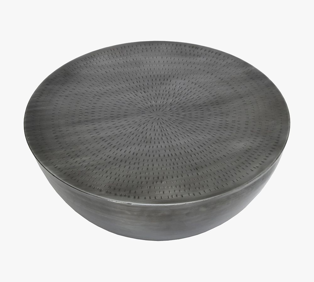 Rebel Round Metal Coffee Table | Pottery Barn