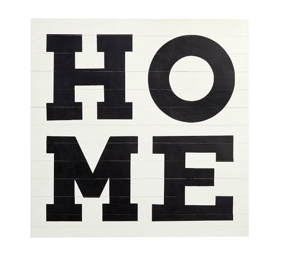 Home Sign Wall Art | Pottery Barn
