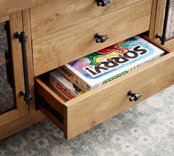 Oakleigh Media Console | Pottery Barn