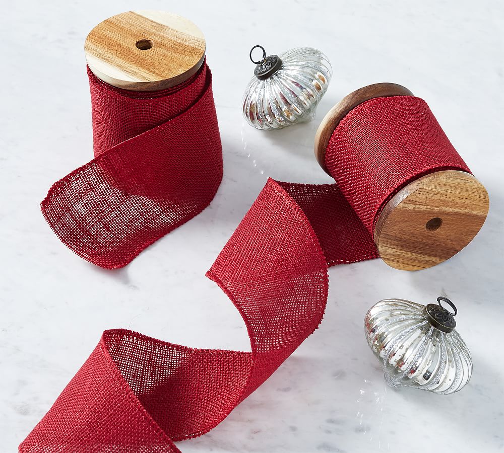 Spool of Red Ribbon - 10 Yards | Pottery Barn