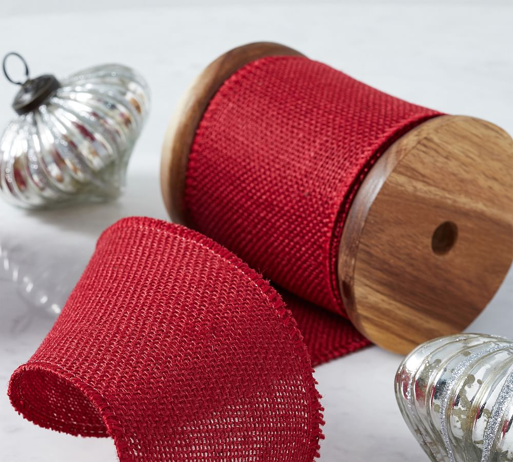 Spool of Red Ribbon - 10 Yards | Pottery Barn