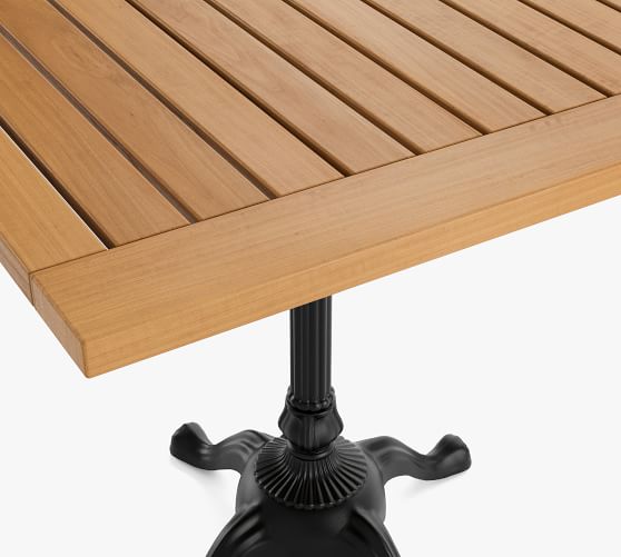 Square Pedestal Outdoor Bistro Table | Pottery Barn