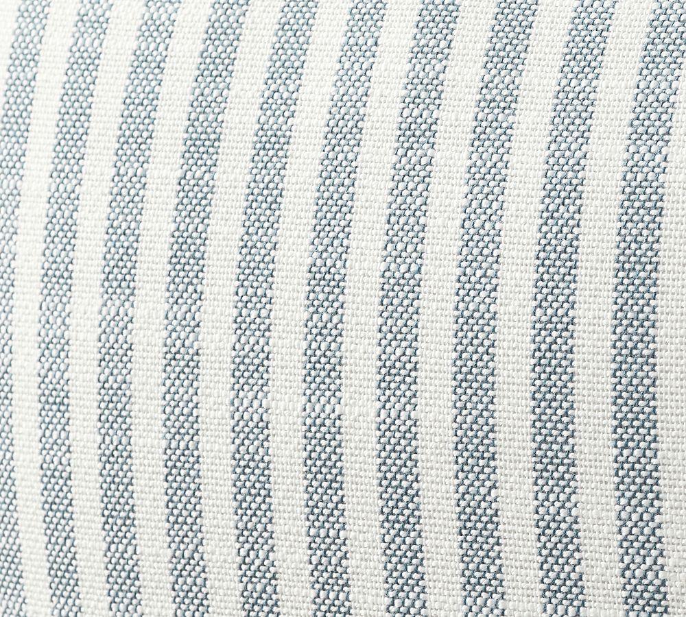 Performance Petite Striped Outdoor Throw Pillow | Pottery Barn