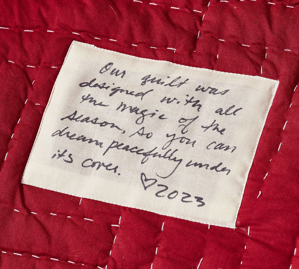 Arden Tree Handcrafted Applique Quilt | Pottery Barn