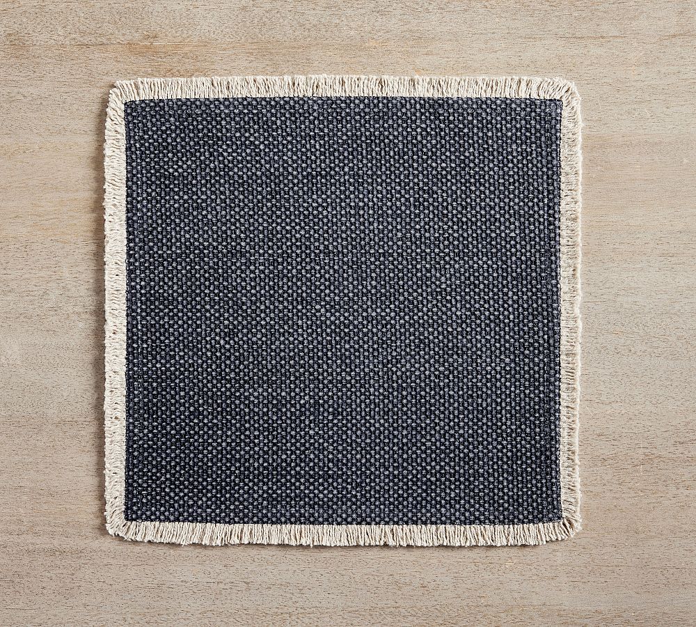 Mason Fringe Square Placemats - Set of 4 | Pottery Barn