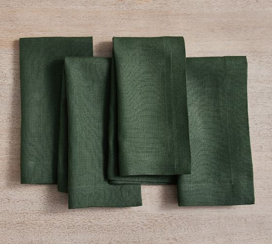 Mason Oversized Linen Napkin | Pottery Barn