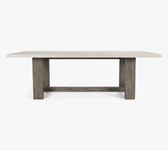Mabel Reclaimed Pine Wood Dining Table | Pottery Barn