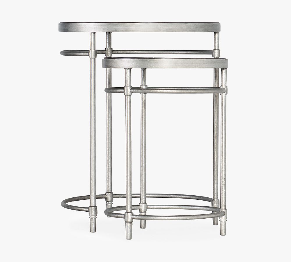 Rincon Round Metal Nesting Table | Pottery Barn