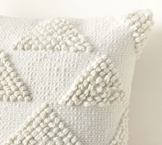 Mauri Textured Outdoor Throw Pillow | Pottery Barn