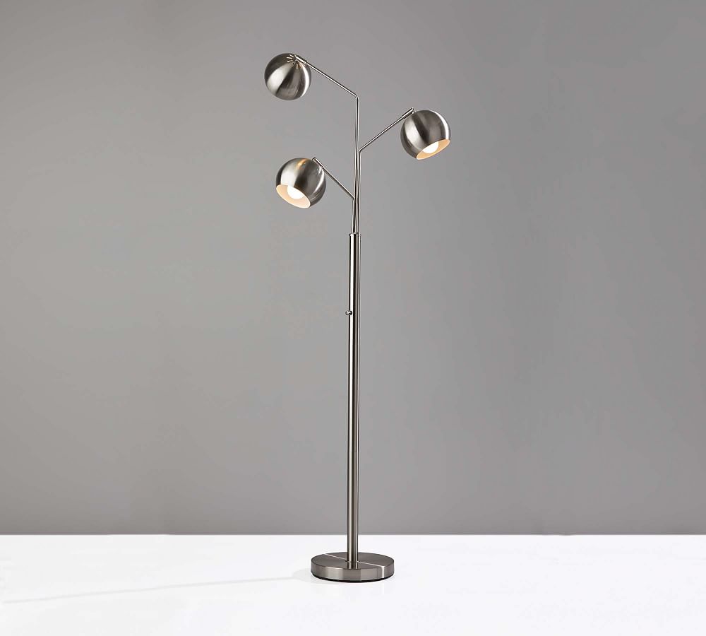 Brooks Metal Triple Head Floor Lamp | Pottery Barn