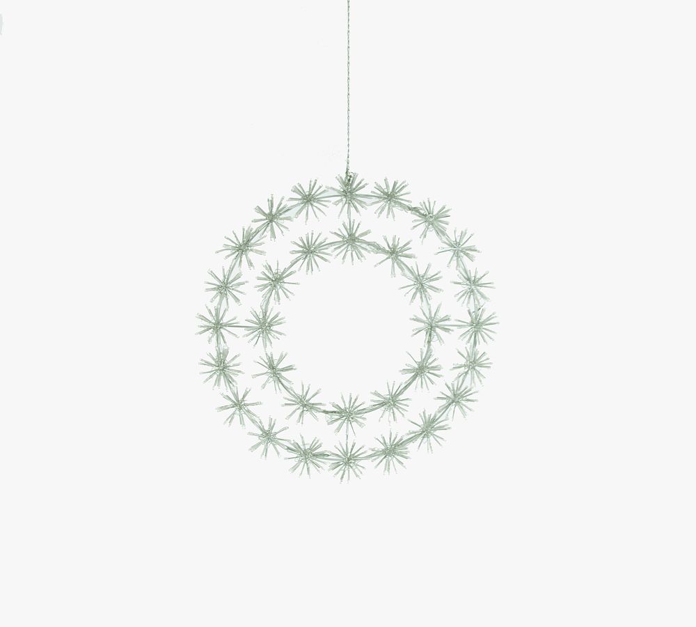 Lit Twinkling Cluster Wreath | Pottery Barn