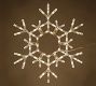 LED Lit Warm White Snowflakes | Pottery Barn