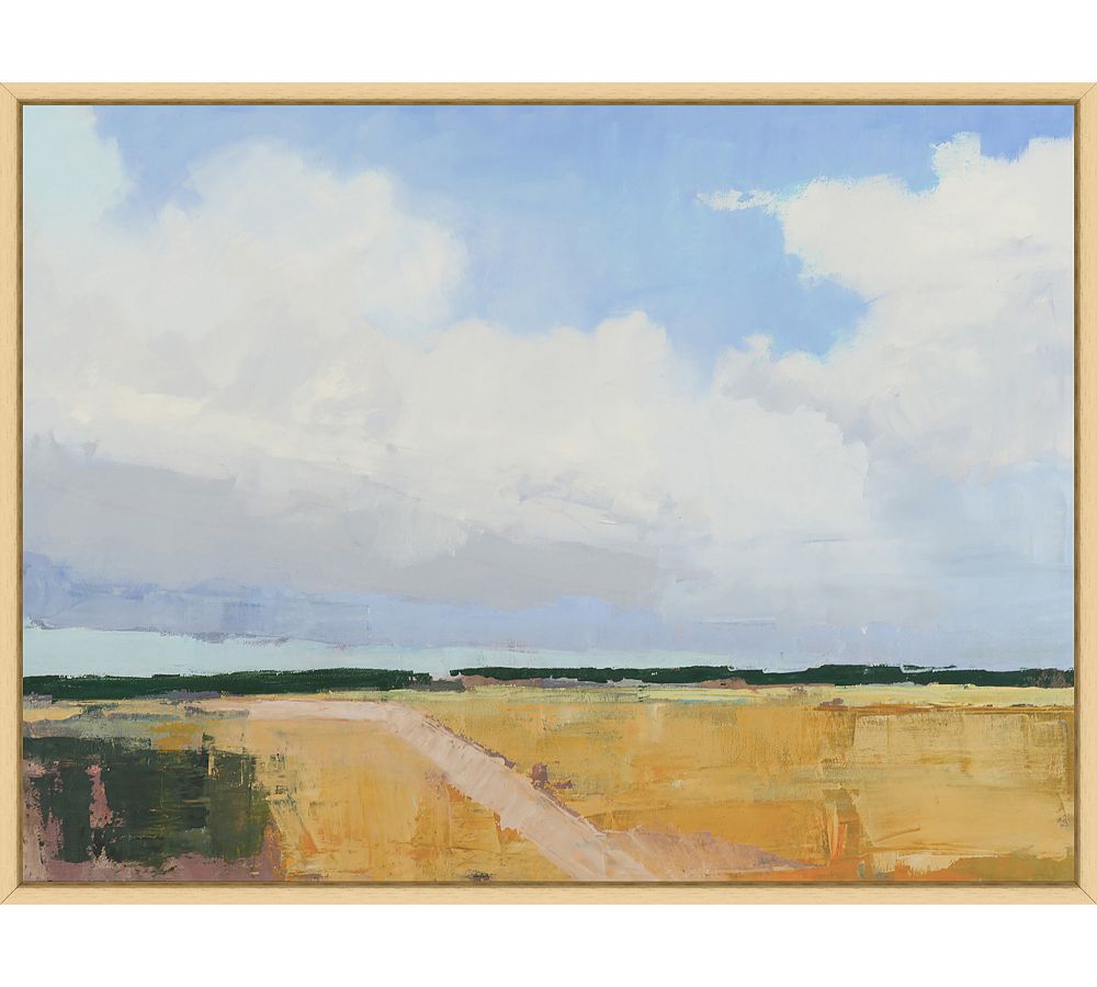 Wheatfield Framed Canvas | Pottery Barn