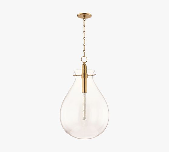 Mayla LED Glass Pendant | Pottery Barn