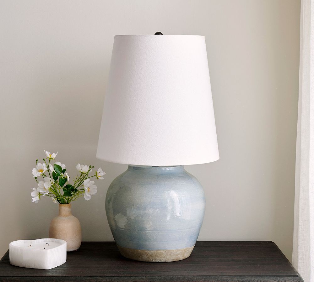 Miller Ceramic Bedside Lamp | Pottery Barn
